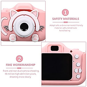 MILISTEN Digital Camera 1Pc 2000W Kids Selfie Camera, High Definition Digital Camera, Single- lens Reflex Camera for Christmas Birthday Gifts Childrens Digital Camera