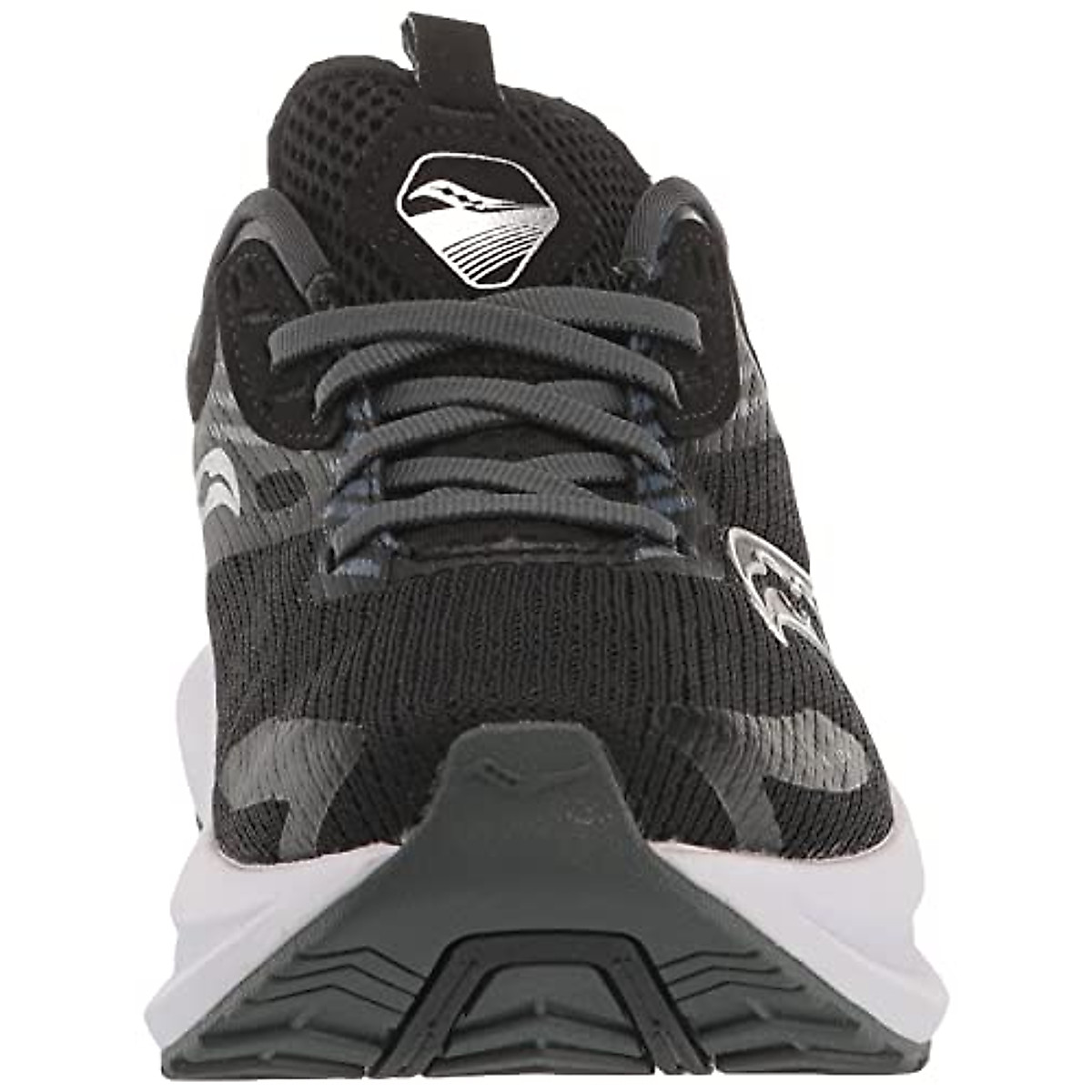 Saucony Women's AXON 2 Running Shoe, Black/White, 7.5