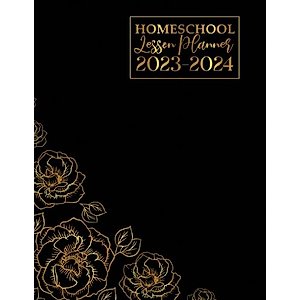 2023-2024 Homeschool Lesson Planner: July 2023 to June 2024 for Multiple Kids.Weekly & Monthly Plan.For Mom & Teachers.Large 8,5x11
