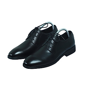 Ahberxig 10 Pairs Plastic Shoe Trees for Men (Black)