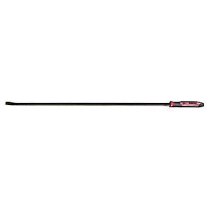 Mayhew Tools 14120 Dominator Pro Curved Pry Bar, 58", Red
