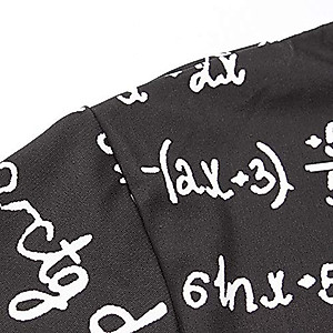 Cool Hoodies for Men, Thenlian Mens Autumn Winter 3D Math Formula Printing Long Sleeve Sweatershirt Top Blouse(Black, XL)
