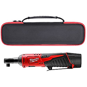 khanka Hard Storage Case Replacement for Milwaukee 2457-20 M12 Cordless 3/8" Lithium-Ion Ratchet, Case Only