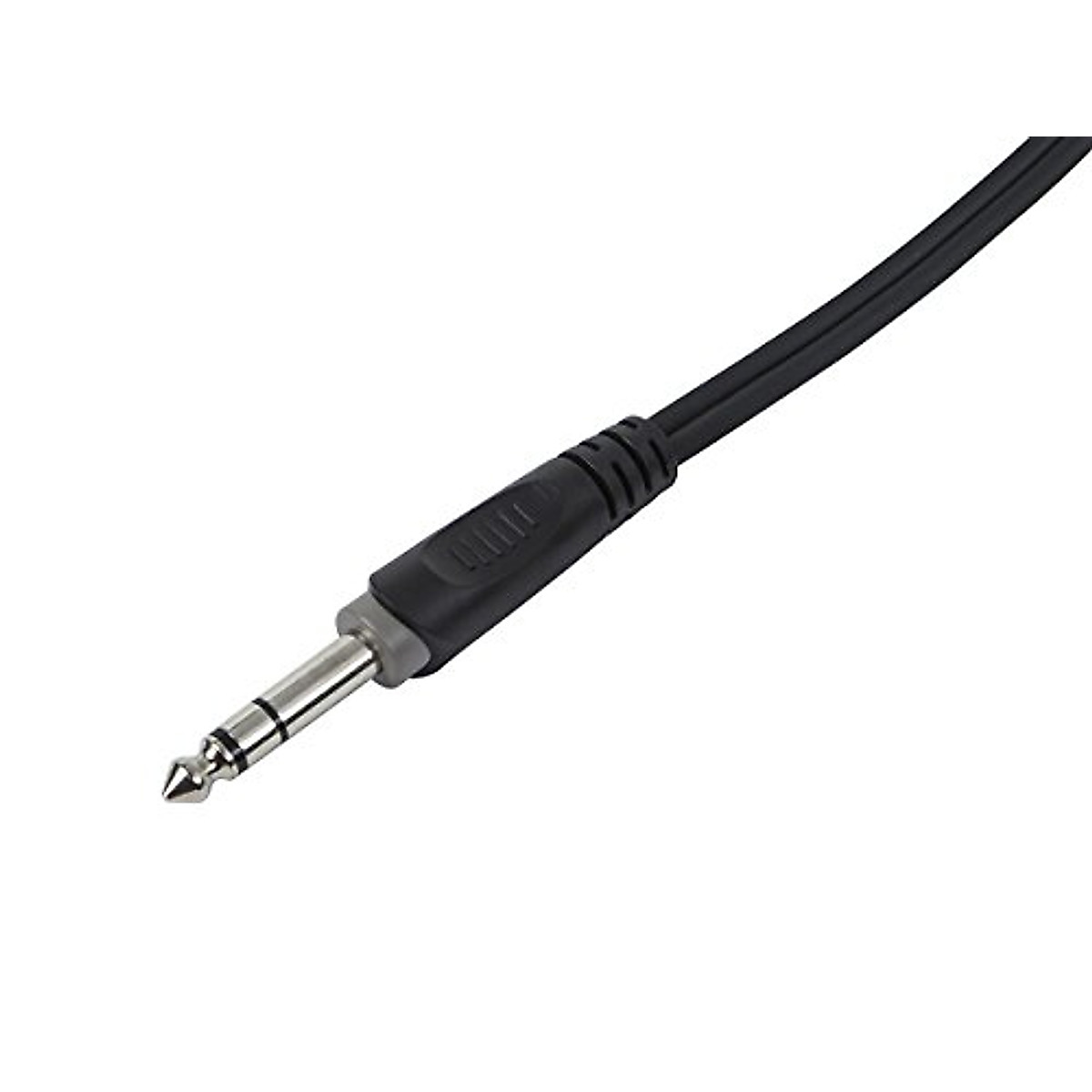 Monoprice 1/4-Inch TRS Male to Dual 1/4-Inch TS Male Insert Cable - 10 Feet - Black