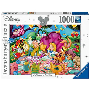 Ravensburger Alice in Wonderland Jigsaw Puzzle - 1000 Pieces | Engaging Artwork Ideal for Ages 12+ | FSC-Certified