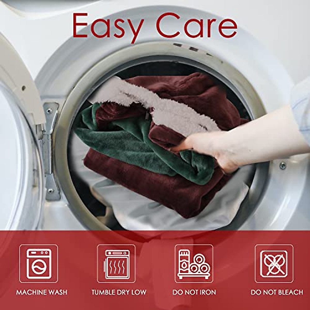 Marquess Oversized Wearable Blanket Microfiber & Sherpa Hoodie For Men/Woman | Soft Warm Fleece Hooded Blanket Sweatshirt with Large Pockets, One Size Fits All (BROWN&GREEN)