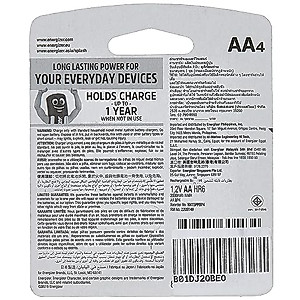 Energizer Rechargeable NiMH Battery AA 1.2 V Power+ 2000 mAh 4-Blister [EN-PWRPL2000B4]