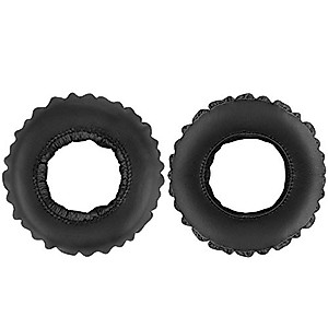 Geekria QuickFit Replacement Ear Pads for Sony MDR-XB500 Headphones Ear Cushions, Headset Earpads, Ear Cups Cover Repair Parts (Black)