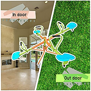 Veemuaro Kids Seesaw, 4 Seat 360 Degree Spinning Seesaw, Kids Outdoor Play Equipment, Metal Teeter Totter for Playground and Backyard (4 Seats)