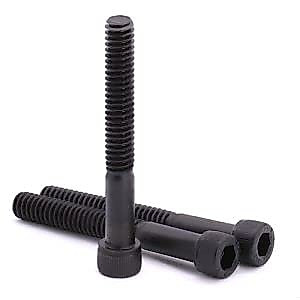 5/16-18 x 3-1/2" (8 PCS) Socket Head Cap Screws, Black Oxide Finish, 12.9 Grade Alloy Steel, Coarse Thread UNC, ASME/ANSI B18.3-1