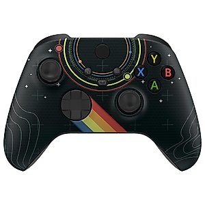 eXtremeRate Custom Shell for Xbox Series X & S Controller - Revitalize Your Controller - Stars Explorer Replacement Cover Front Housing Cover for Xbox Core Controller Wireless [Control NOT Included]