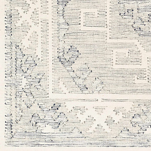 Hauteloom Anund Wool Living Room, Bedroom Area Rug - Pink, Gray - 8' x 10'