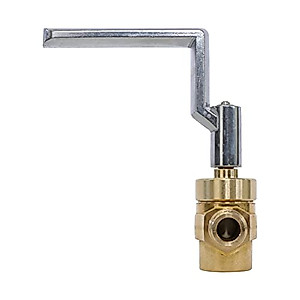 Endurance Pro WR-GV Wok Gas Valve with Handle for Commercial Wok Range, CSA Approved, 1/2" NPT X 1/2" NPT 1/2 PSI, For Jade 4418600000, Imperial 16201620