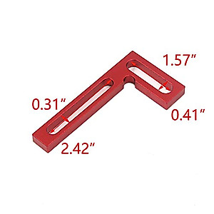 T Tulead Precision Square Aluminum Positioning Squares 90 Degree Woodworking Square Machinist Square Woodworking Tool