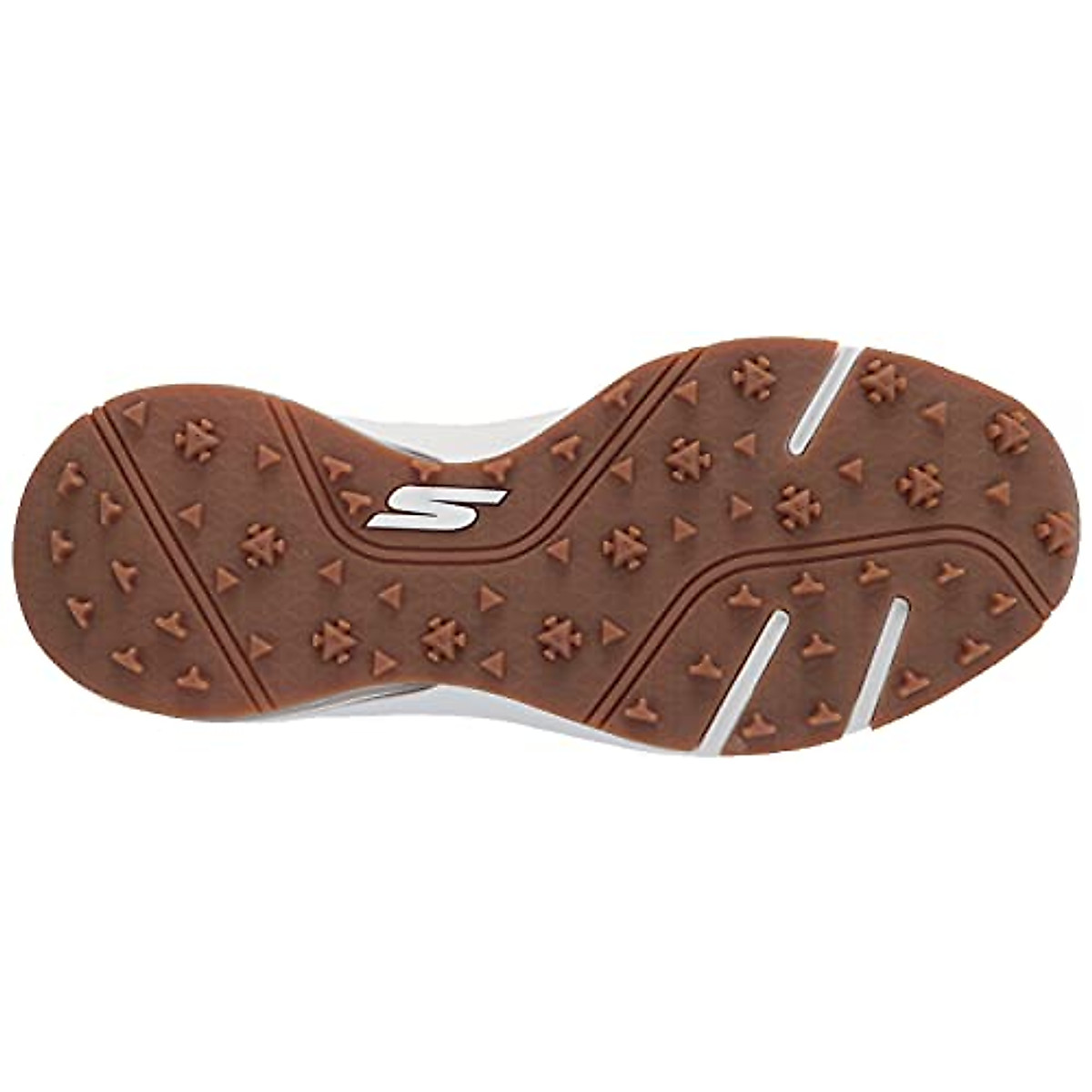 Skechers womens Skech-air Dos Relaxed Fit Spikeless Golf Shoe, White, 8 US