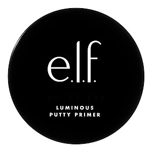 e.l.f. Luminous Putty Primer, Skin Perfecting, Lightweight, Silky, Long Lasting, Hydrates, Creates a Smooth Base, Illuminates, Plumps, Infused with hyaluronic acid and vegan collagen, 0.74 Oz
