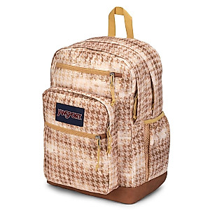 JanSport Cool Student Backpack - School, Travel, or Work Bookbag with 15-Inch Laptop Pack, Boho Floral Graphite Grey