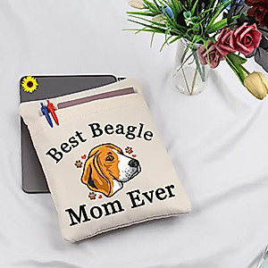 Beagle Book Sleeve Beagle Mom Gift Beagle Dog Book Protector Best Beagle Mom Ever Book Cover Beagle Owner Lover Gift