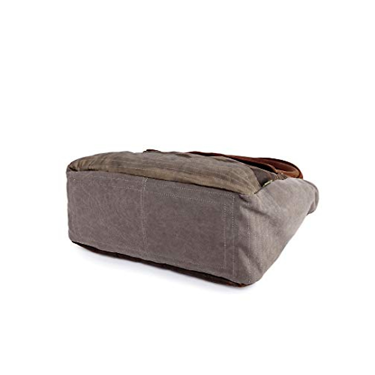 TSD Brand Tapa Canvas Satchel Bag (Grey)