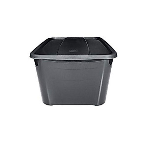 SP Berner Lid | Plastic Storage Box Colour Capacity 11 Litres, Transparent Black
