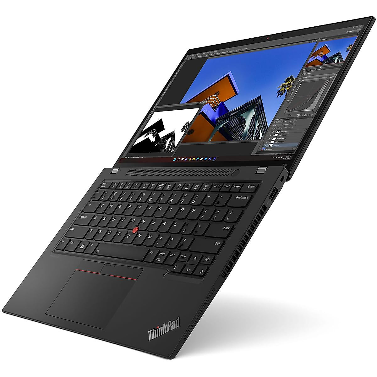 Lenovo ThinkPad T14 Gen 4 21HD0087US 14" Notebook - WUXGA - 1920 x 1200 - Intel Core i5 13th Gen i5-1345U Deca-core (10 Core) - 16 GB Total RAM - 16 GB On-Board Memory - 512 GB SSD - Thunder Black