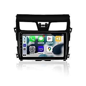 Wireless Apple Car Play Radio, ViaBecs 10.2” Bluetooth Car Stereo for 2014-2018 Nissan Altima Support Android Auto, Bluetooth 5.0, GPS Navigation, Subwoofer, SWC, 36-EQ DSP, AM/FM Car Radio Receiver