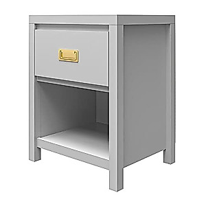 Little Seeds Monarch Hill Haven Kids' Nightstand, Dove Grey