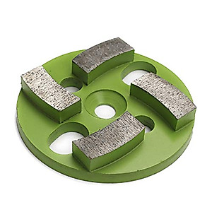 Metal Diamond Floor Polishing Pads 3-Pcs Concrete Grinding Discs 30 Grits