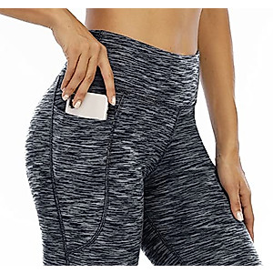 Heathyoga Women's Yoga Pants Bootcut Yoga Pants with Pockets for Women Bootleg High Waisted Yoga Pants Dress Pants