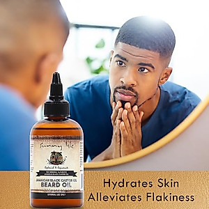 Sunny Isle Jamaican Black Castor Oil Beard Oil, 4 Fl Oz