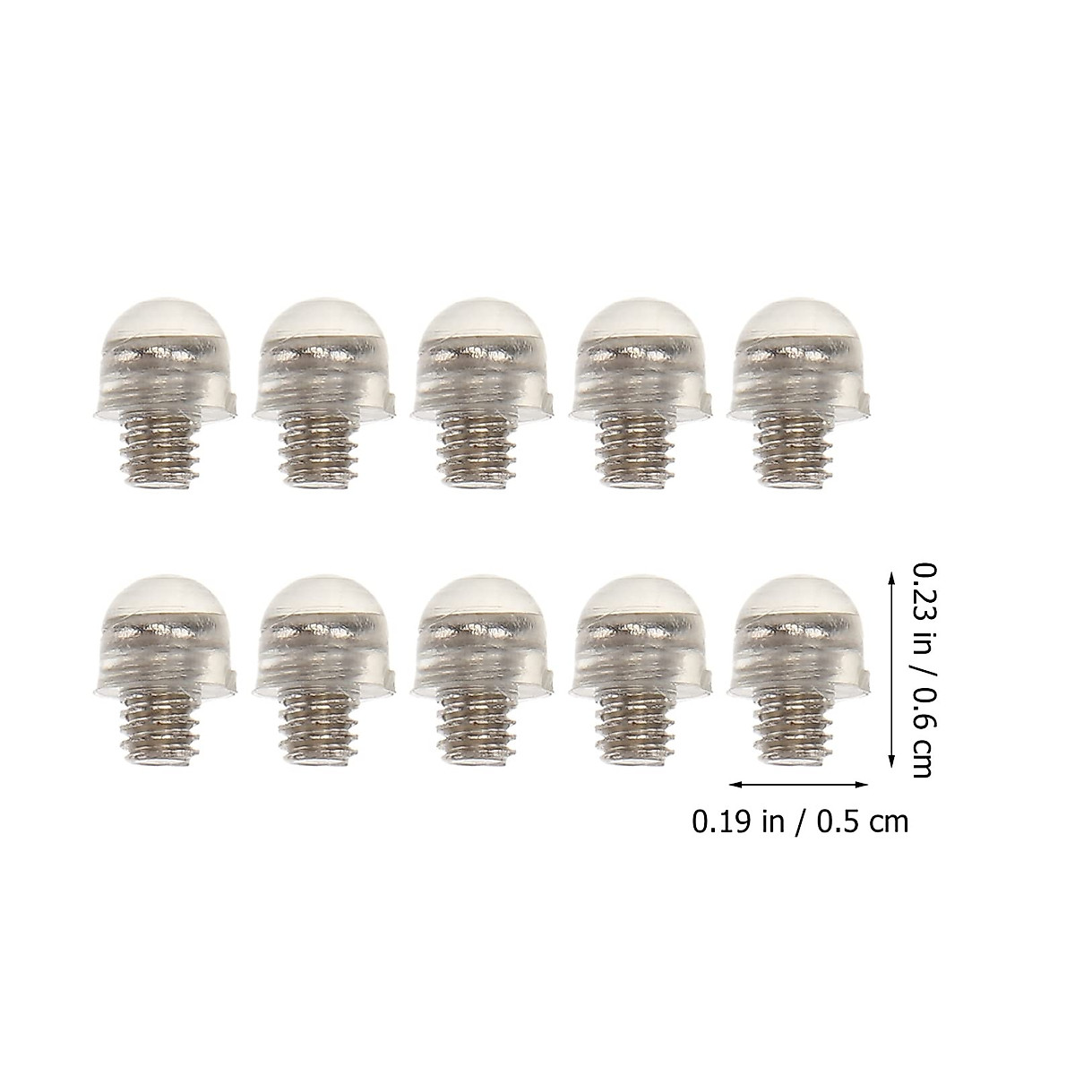 Balacoo 10pcs Hair Scissors Rubber Silencer Rubber Muffler Hair Scissor Silencer Accessories Styling Tools Barber Salon Replacement 2. 5MM Random Color