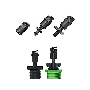 ZXCVB 180 Degree Atomization Nozzle Garden Irrigation Refraction Nozzle Agricultural Fruit Tree Watering Sprayer 50 Pieces (Color : 6MM)