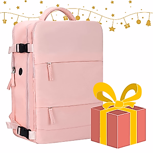 Travel Backpack for Weekend Trip, Travel Backpack for Women with Wet Compartment for skincare and makeup amenities, Large Backpack with Shoe Compartment for Airline Approved