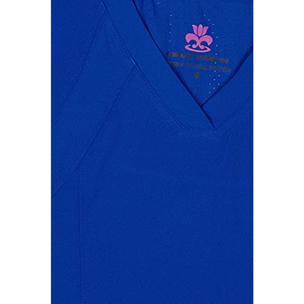 Natural Uniforms Womens Cool Stretch Jogger Scrub Set (True Royal Blue, Medium)