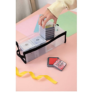 Totally Tiffany Easy to Organize Chasity Buddy Bag, Bundle of 3 Bags, Organize to 84 Square (3"x3") Ink Pads