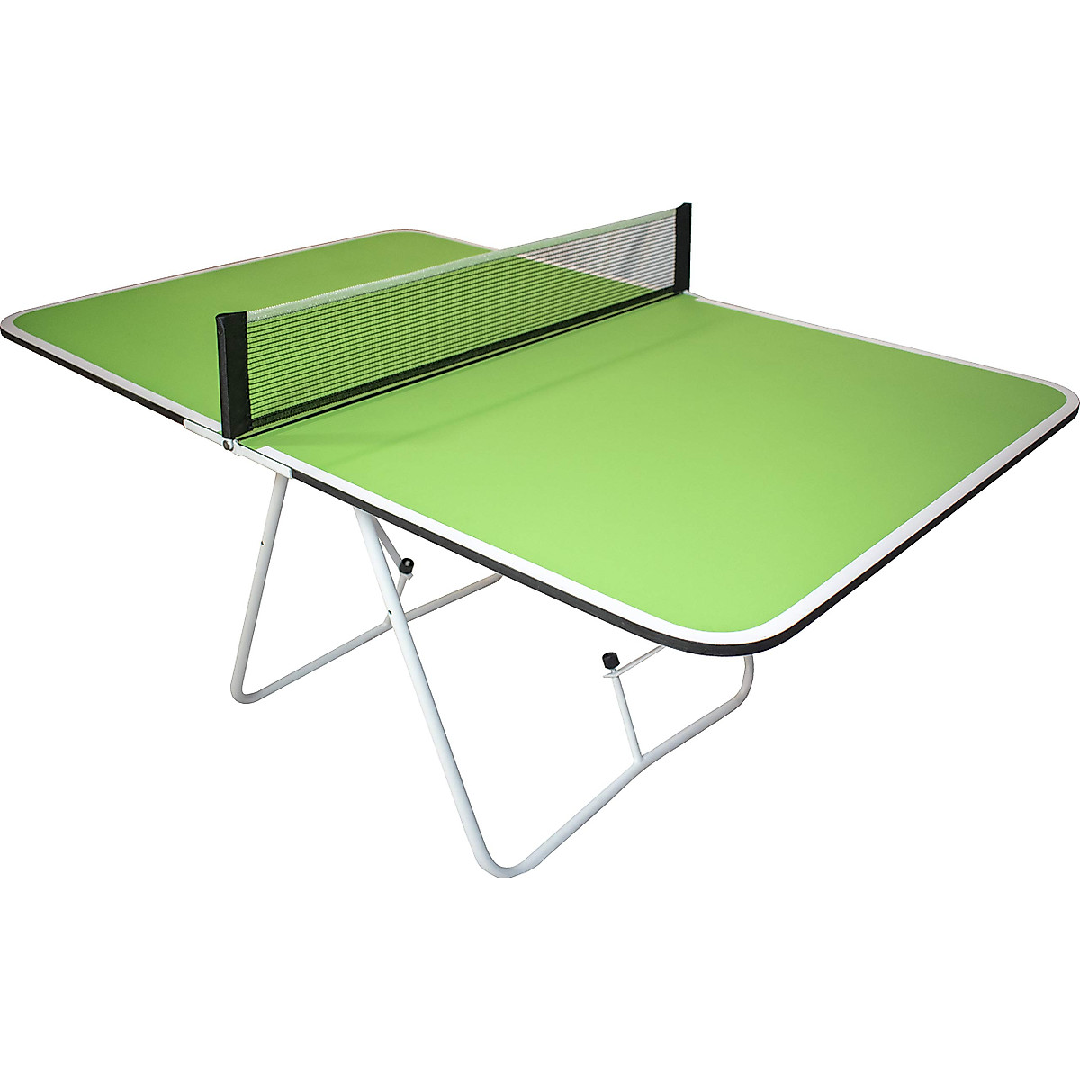 Butterfly Family Mini Ping Pong Table | 1 Piece Portable Ping Pong Table for Tailgating Games | 2ft Height | Great Ping Pong Table for Families | Adjust Angles for Slower Play