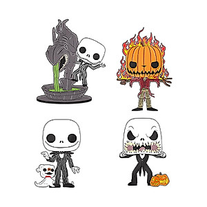 Loungefly Funko Pop! The Nightmare Before Christmas - This Is Halloween, Jack Skellington 4-Piece Pin Set
