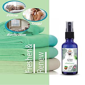 Almond Coconut Air Freshener - Room Spray - Odor Eliminator - Deodorizer - Car Air Freshener - Home Spray - Linen Spray - Fabric Refresher - Non-Toxic - Alcohol Free – Made in USA (4 Oz)