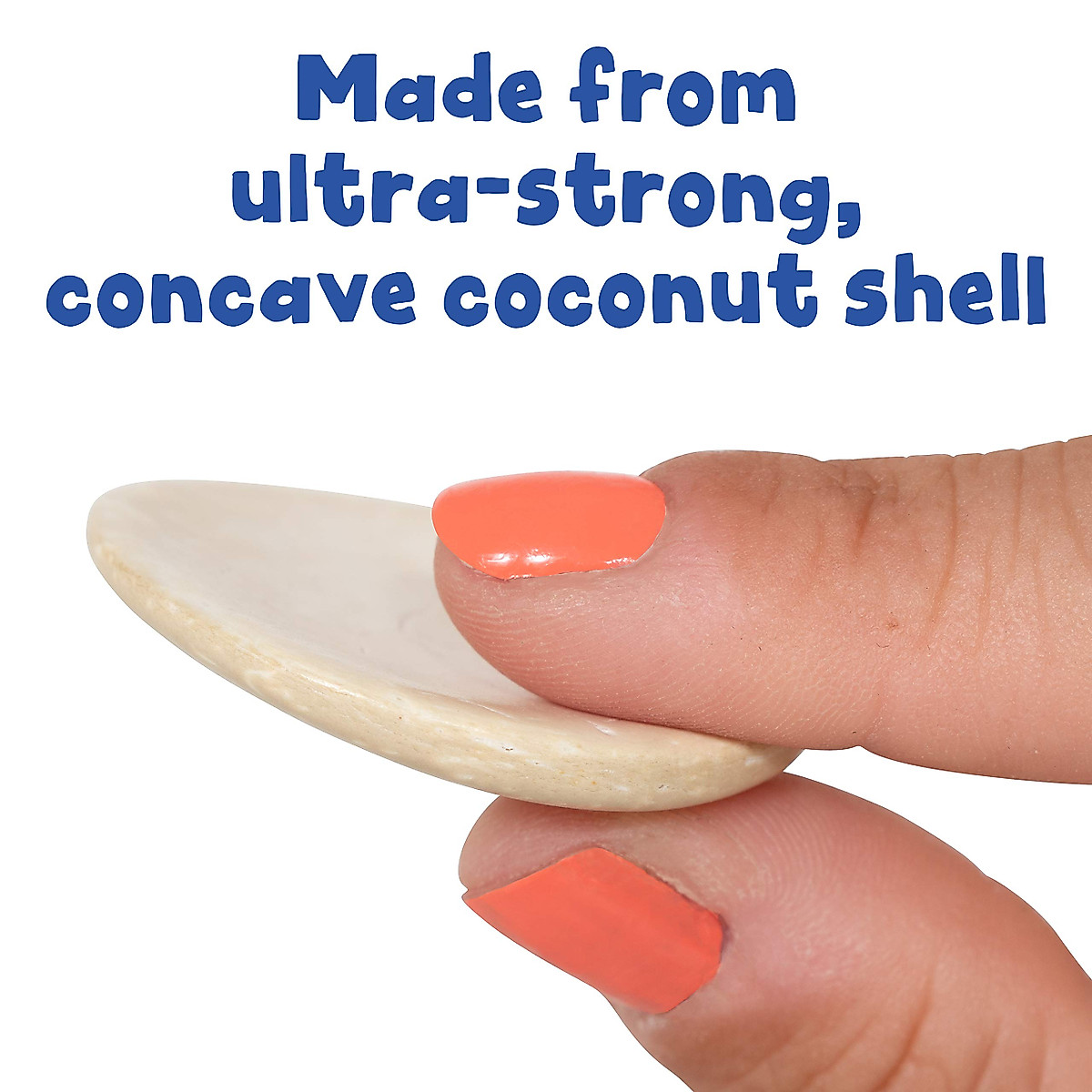 READY 2 LEARN Coconut Numbers - Set of 100 - 1-100 - Natural, Hand Made Counters for Kids - Math Manipulatives