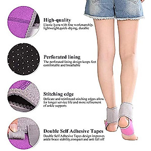 Ankle Brace Support for Kids, Breathable Adjustable Compression Ankle Tendo Foot Support Sleeve Stable Wraps Guard for Running Basketball Ankle Sprain Injuries Relief Joint Pain