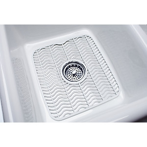 Rubbermaid White Twin Sink Mat 1295-06-WHT