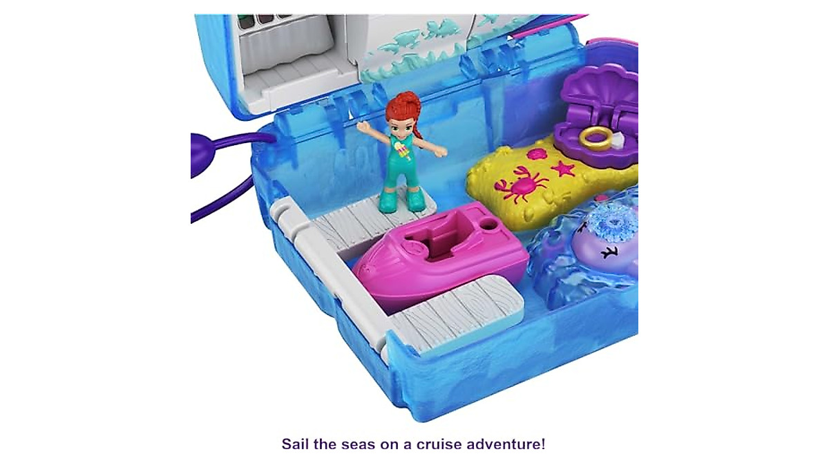 Polly Pocket Sweet Sails Cruise Ship Playset - Travel Fun
