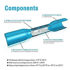 iCrimp Ratcheting Crimping Tools, Heat Shrink Connectors Crimper, AWG22-10 Wire Terminals Crimper Tool for Insulated Nylon Connectors and Electrical Wire Connectors