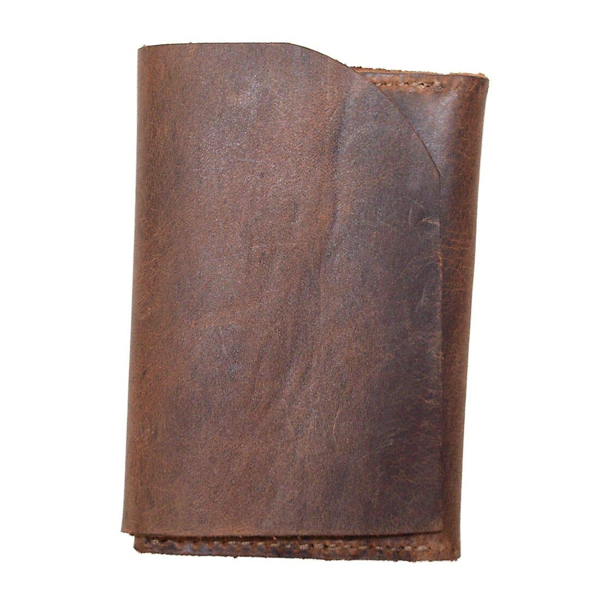 Hide & Drink, Leather Cash & Card Holder/Wallet/Flat Bills/Organizer/Stylish/Minimalist, Handmade Includes 101 Year Warranty :: Bourbon Brown