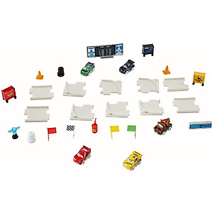 Disney Pixar Cars Minis Advent Calendar, One A Day Storytelling Racecar Accessories and Surprises, Holiday Gift, Family Christmas Activity, Present for Kids Age 3 Years and Older