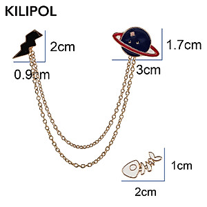 20 PCS Mixed Enamel Brooch Pins Bulk Set | Decoration Lapel Pin Clothes Accessories Birthday Christmas Festival Gift for Girls Women, No Repetition ( Random Style )