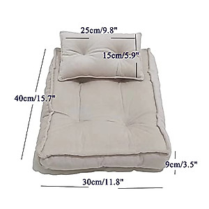 Newborn Photography Props Mini Mattress Posing Pillow Infant Baby Boy Girl Photo Shoot Bedding Mat Accessories