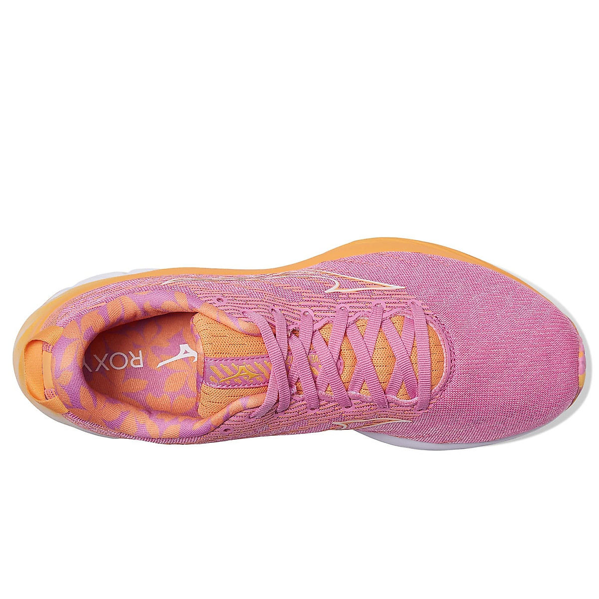 Mizuno x ROXY Women's Wave Rider 26 | Neutral Running Shoe | ROXY - Cyclamen/White | US 8.5