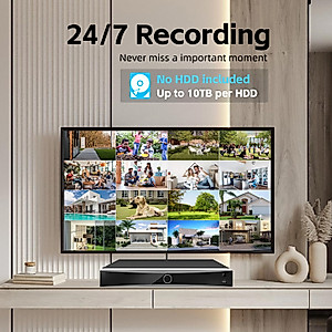 DS-7616NXI-I2/16P/S Acusense 16 Channel HIK 4K NVR Network Video Recorder with 16 POE (International English Version No HDD)