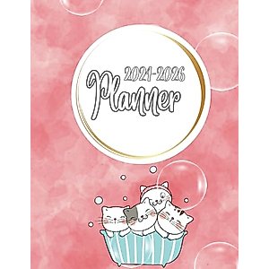 2024-2026 Monthly Planner: 3 Year Calendar Large Size 8.5x11 inches | 36 Months Jan 2024 - Dec 2026 with Federal Holidays | Monthly Design ( Calendar 2024-2026 for Purse)